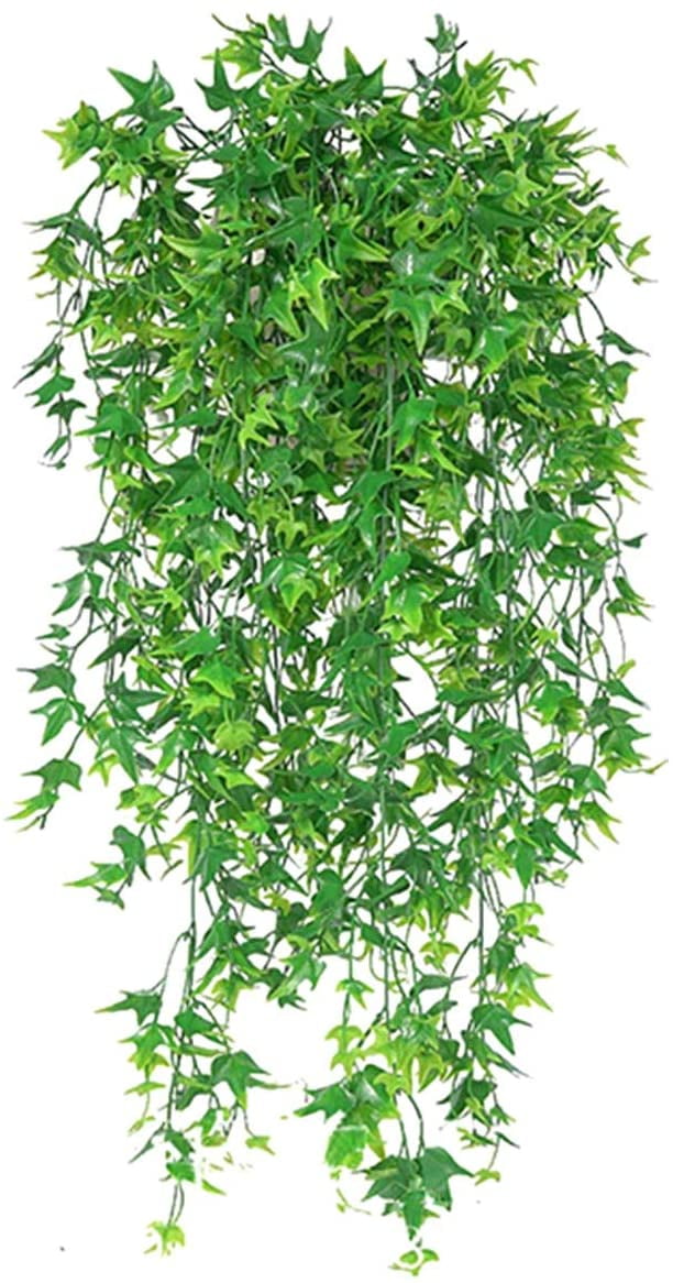 2PCS Artificial Hanging Plants, Fake Hanging Plants Fake Greenery ...