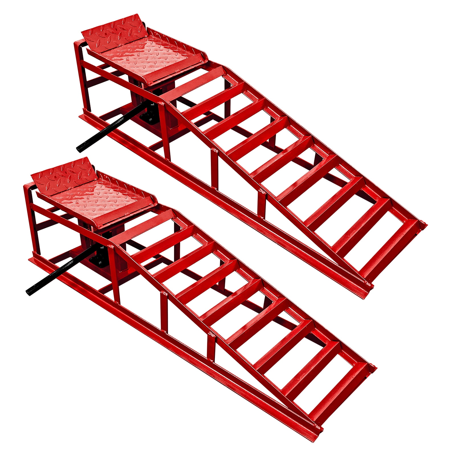 2PCS Auto Car Truck Service Ramps Lifts 11000lbs 5ton Heavy Duty ...