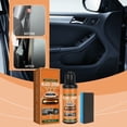 2PCS Auto Plastic Black Lotion Restorer 100ml Car Interior Exterior ...