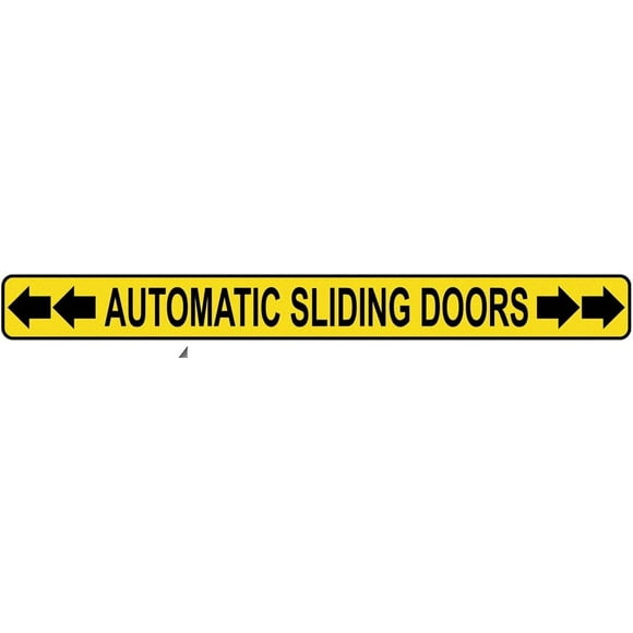 Automatic Door Sticker