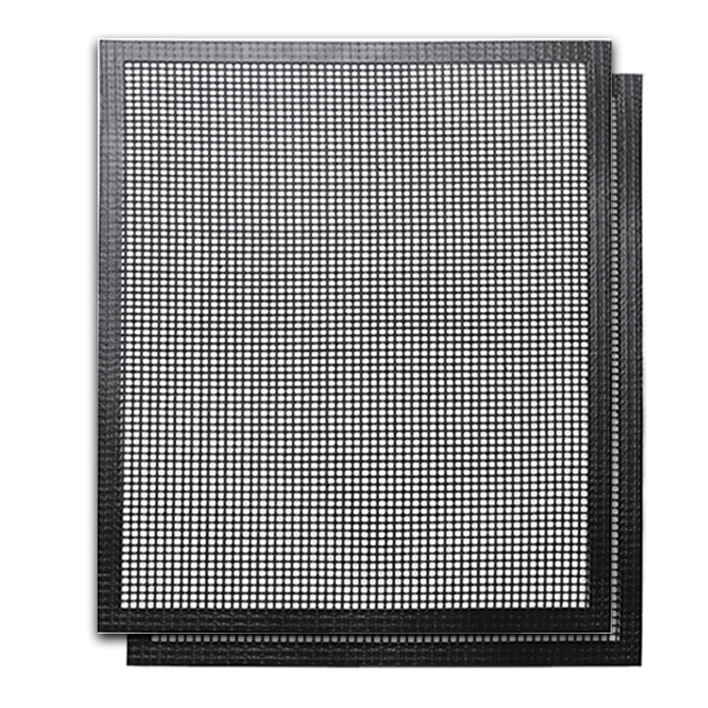 2PCS BBQ Grill Mat Cutable Barbecue Mesh Grill Mat Grill Grid Mat ...