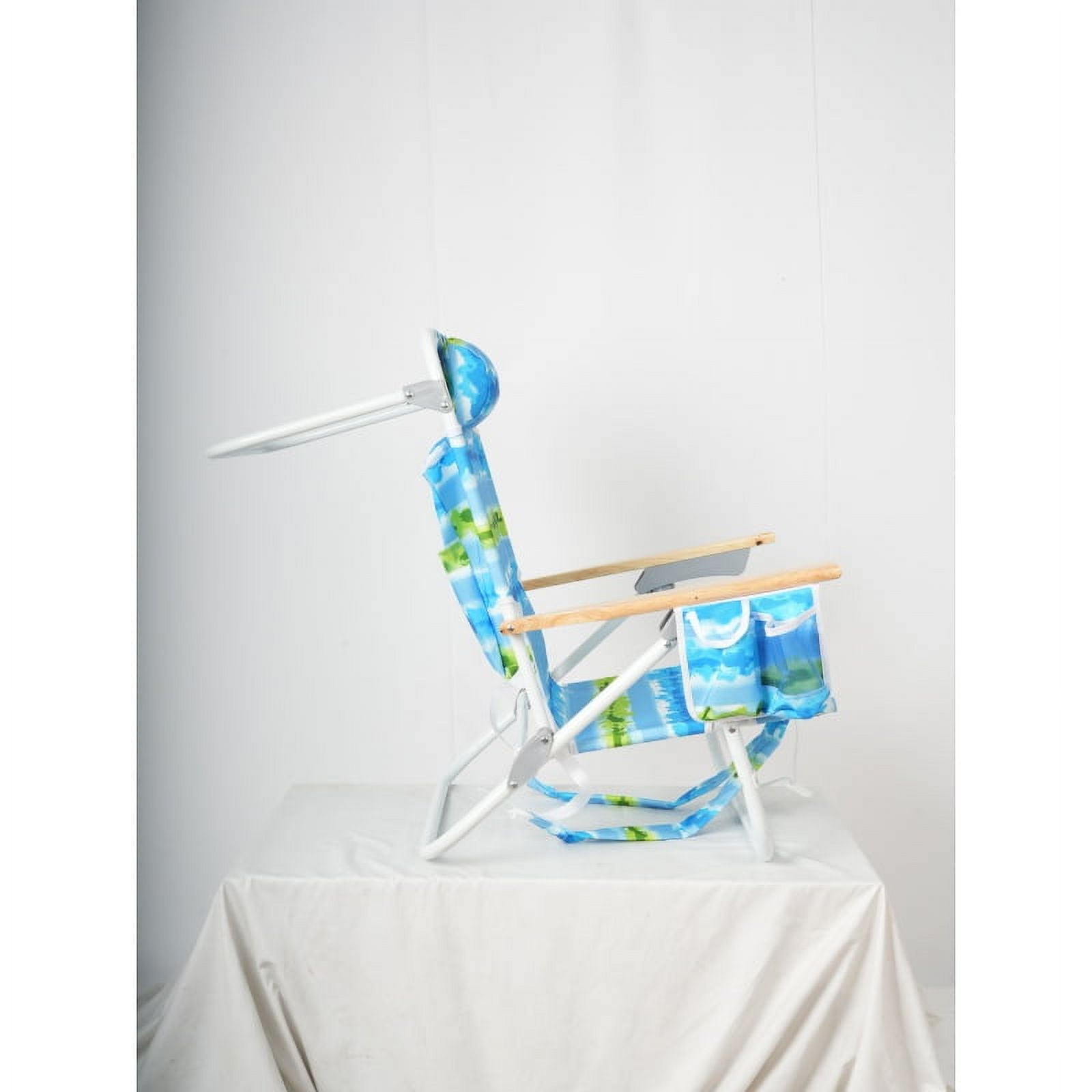 2PCS Backpack Beach Chairs backpack beach chairs for adults 5 position ...