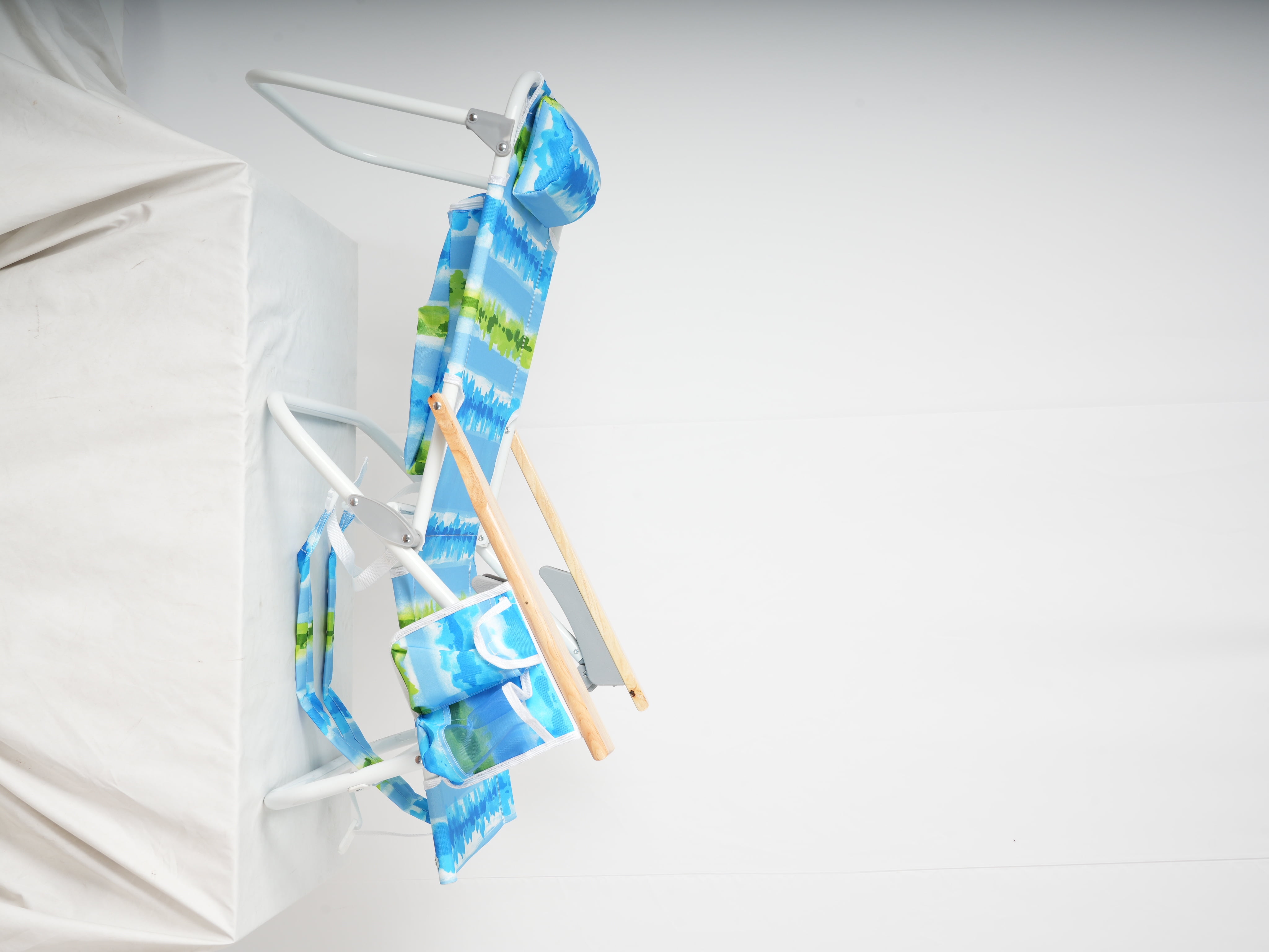 2PCS Backpack Beach Chairs backpack beach chairs for adults 5 position ...