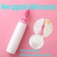 2PCS Balloon Pump, Balloon Pump Handheld Two-Way Dual Action Inflate Tool, Portable Hand Blower ...