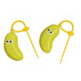 2PCS Banana Shape Toothbrush Head Protector for Sanitary Storage ...