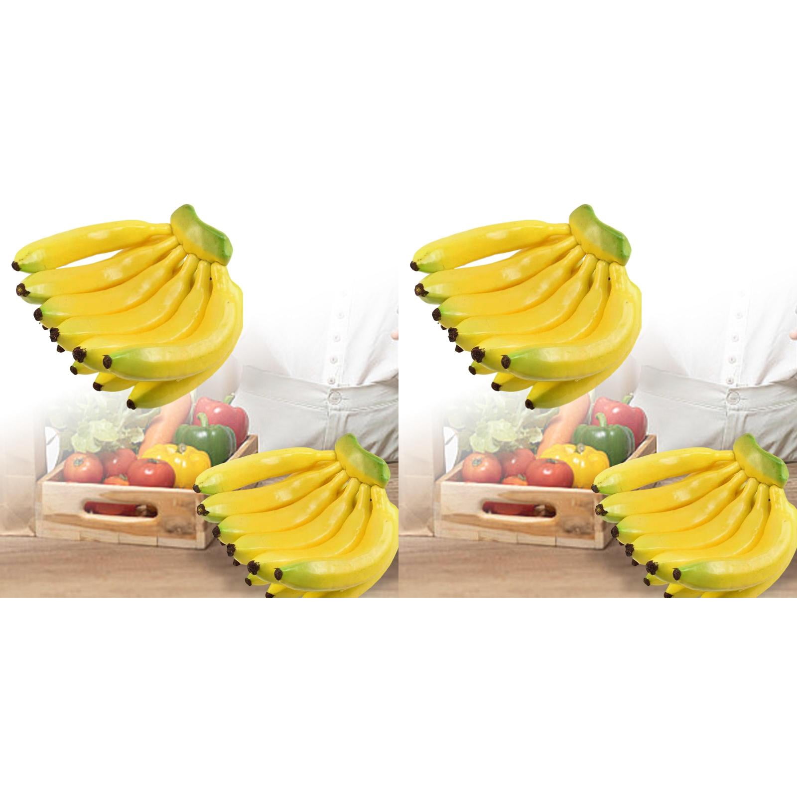 2PCS Bananas Bunch Lifelike Banana Cluster Fruits Bananas Photography ...