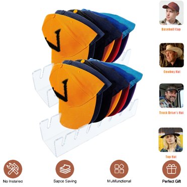 atinetok Clearance Hat Rack For Baseball Caps Hanging Hat Organizer ...