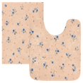 2PCS Bathroom Rug Set Non Slip Absorbent U-Shaped Toilet Mat ...