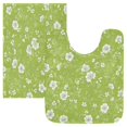 2PCS Bathroom Rug Set Non Slip Absorbent U-Shaped Toilet Mat ...