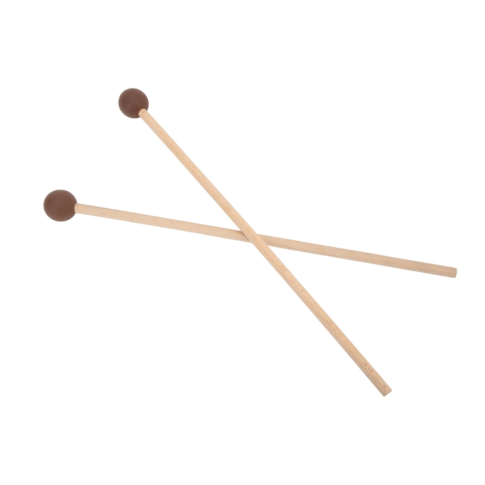 2PCS Bell Mallet Maple Handle Rubber Head Wonderful Sound Quality ...