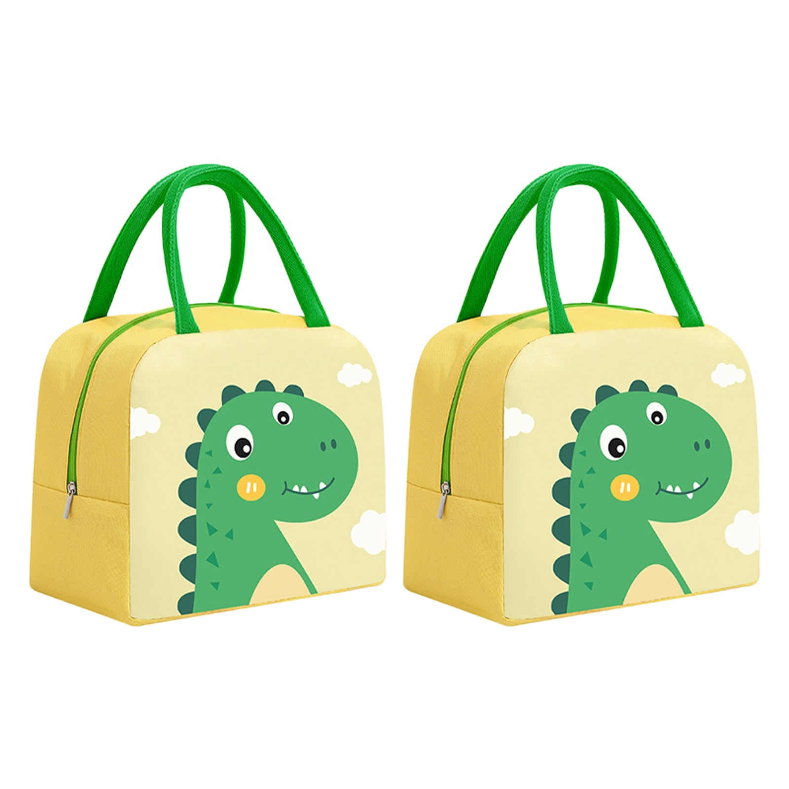 2PCS Bento Bag Cartoon Handbag Bento Bag Insulated Lunch Box Bag ...