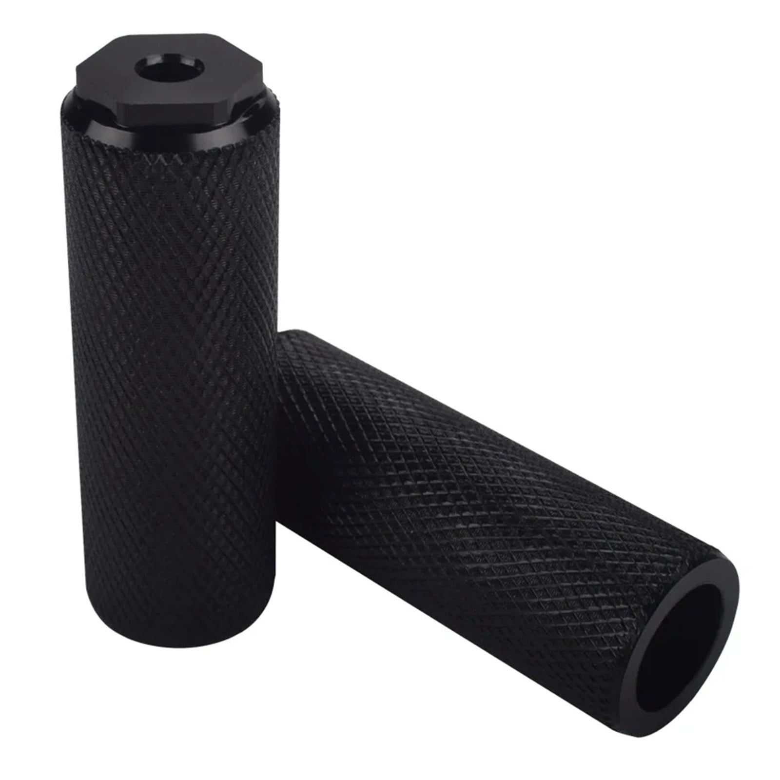 2PCS Bicycle Rear Pedal Lengthened Bazooka Rear Wheel Foot Bar Mountain ...