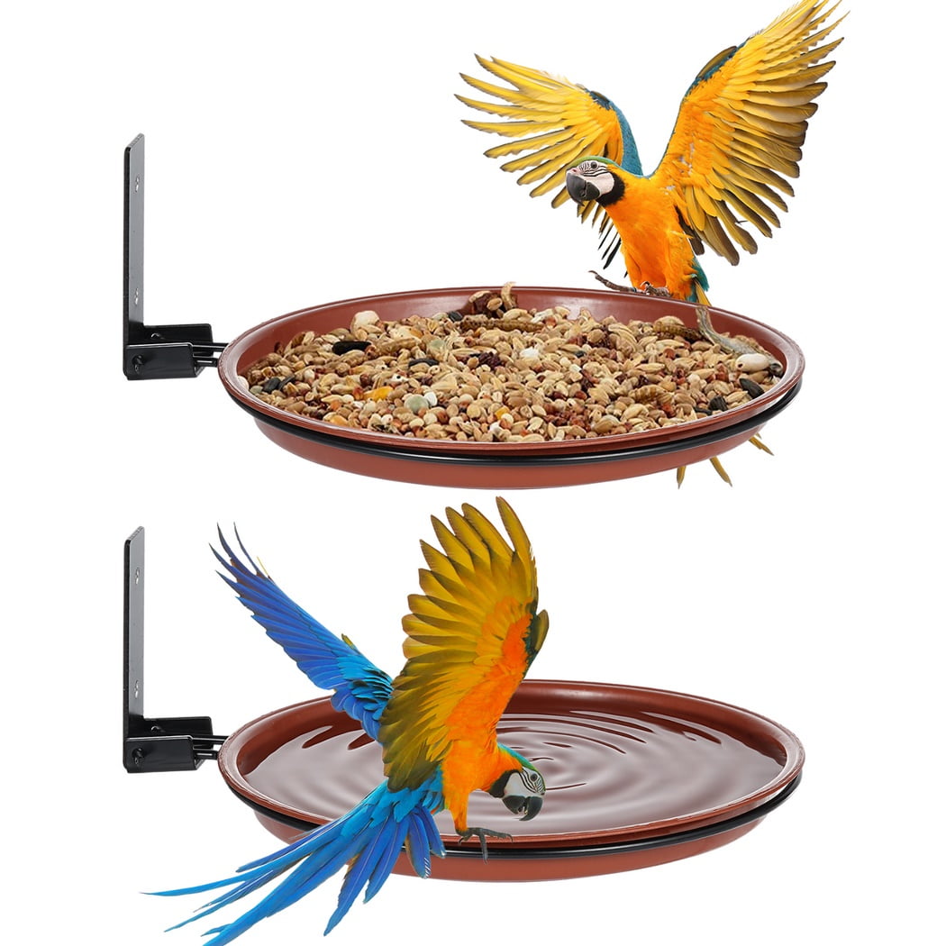 2PCS Bird Trays, Tree Mounted Bird Bath Bowl Birdbath Spa Installed on ...