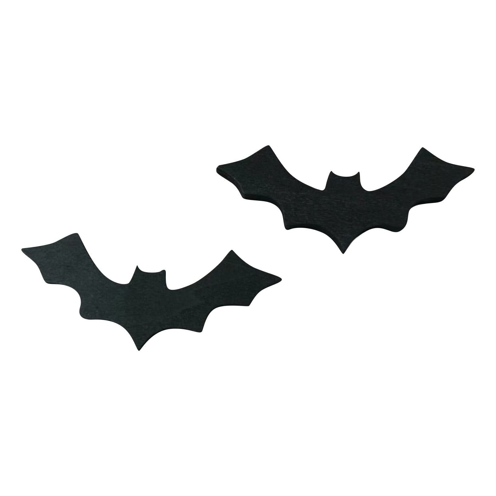 2PCS Black Bats Halloween Decoration Mini 3D Bat Plastic Toy Party ...