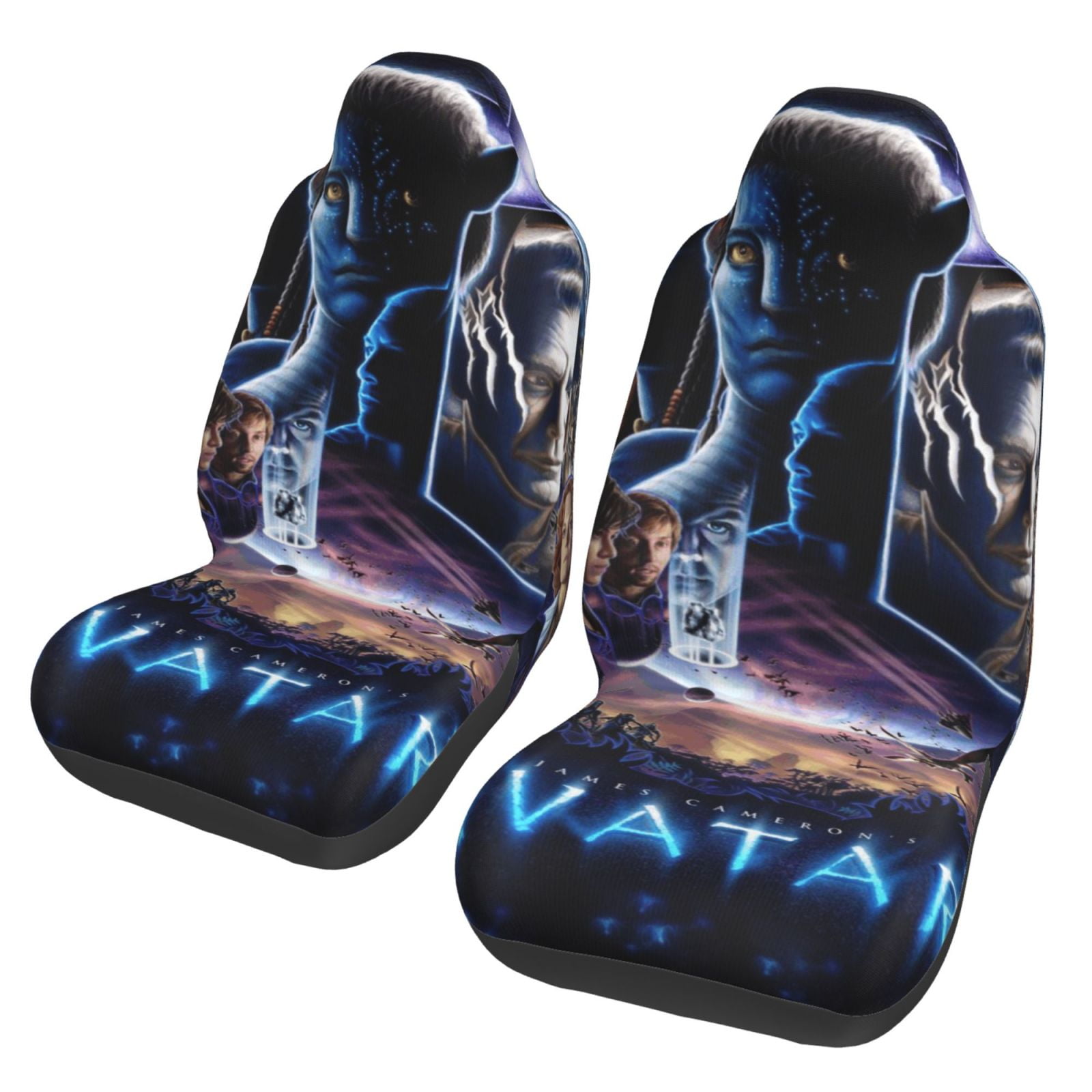 2PCS Blue Avat-,ar Car Seat Covers Auto Accessories Protectors Car ...