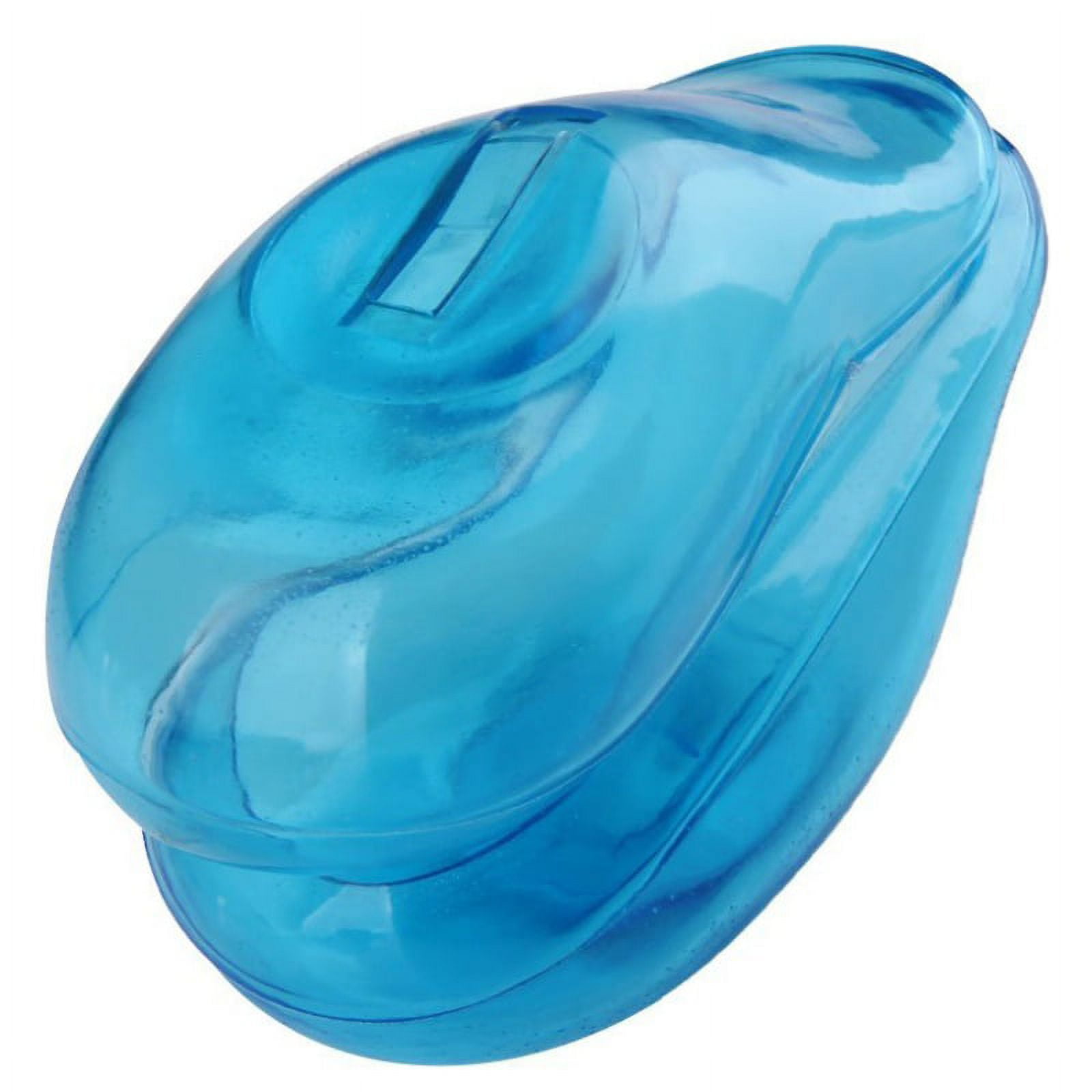 2PCS Blue Clear Silicone Ear Cover Hair Dye Shield Protect Salon Color ...