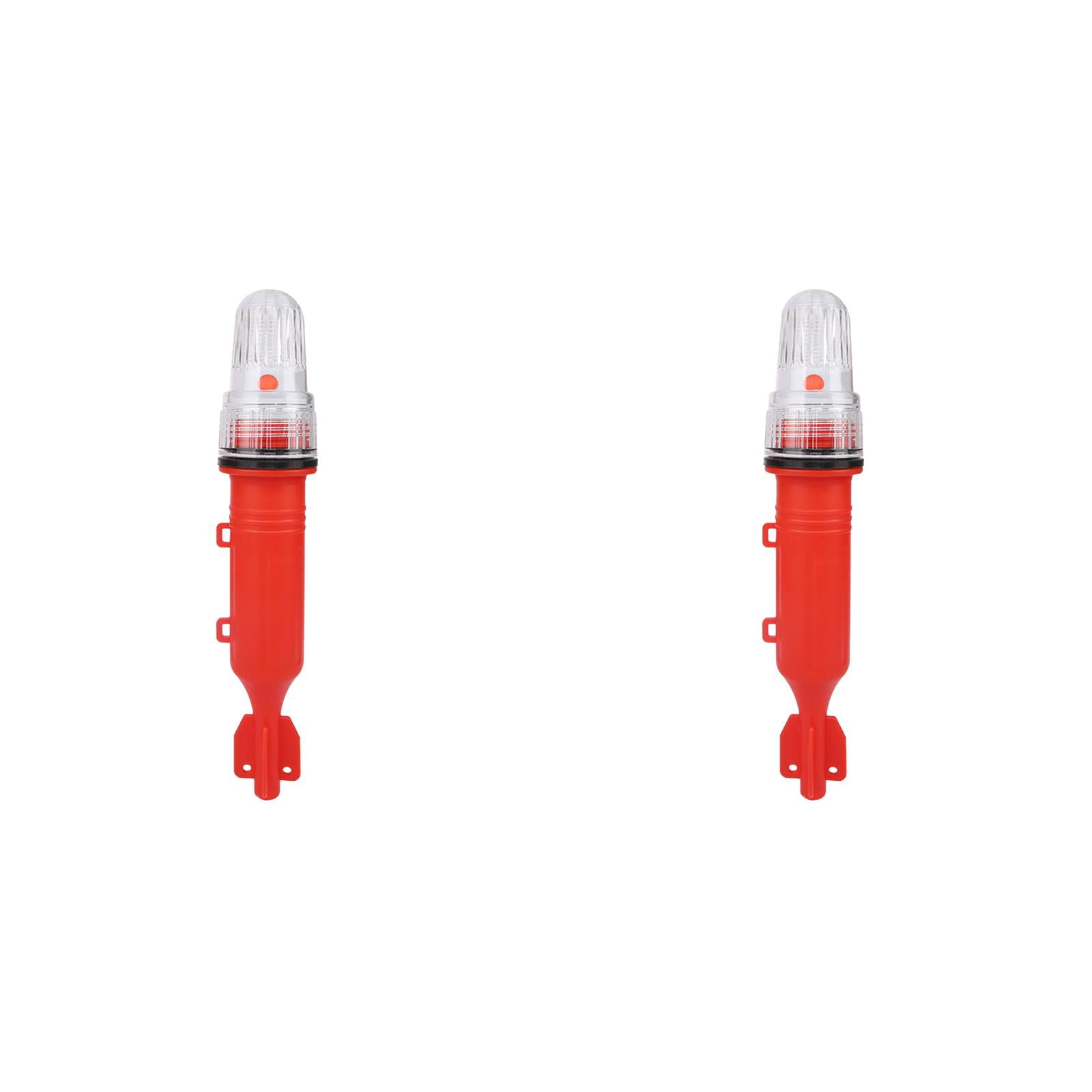 2PCS Boat Flares & Marine Safety - Waterproof LED Emergency Flares for ...
