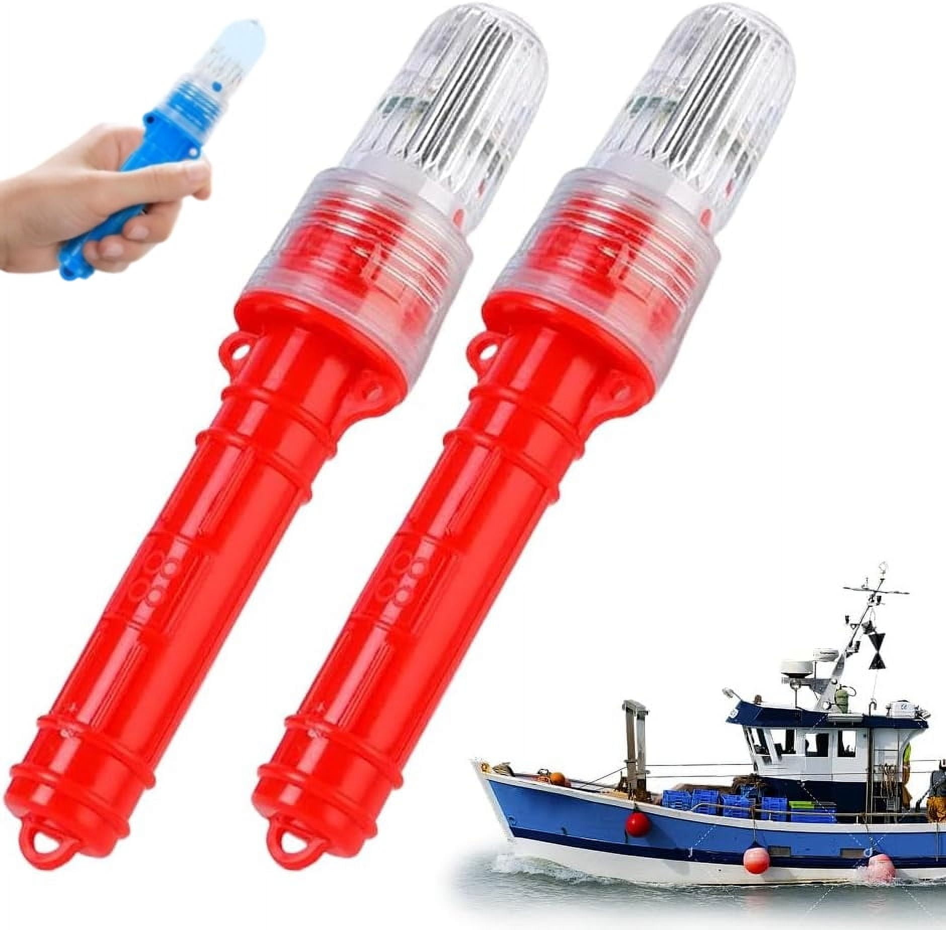 2PCS Boat Flares for Men,Boat Flares Waterproof Emergency Signals for ...
