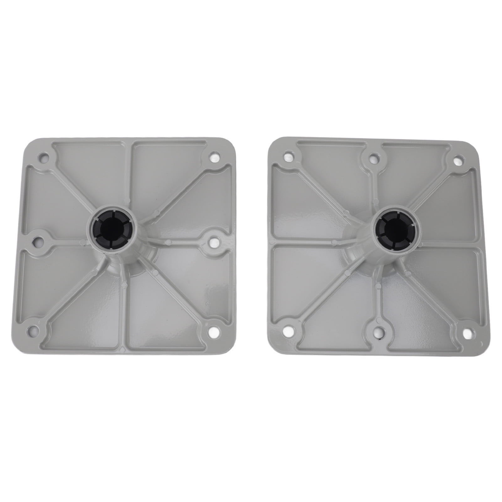 2PCS Boat Seat Bases Aluminium Alloy 6 Screw Holes 3/4 Inch Pin Post ...