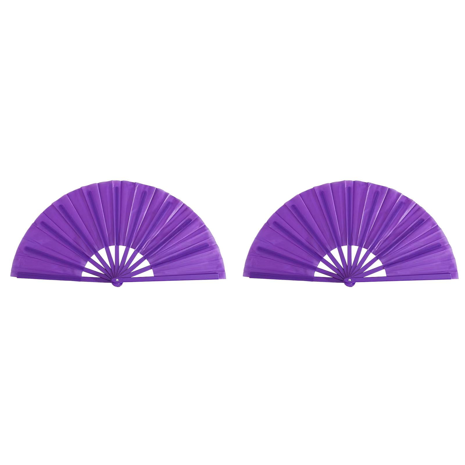 2PCS Boots on The Ground Hand Fan - Large Foldable Country Line Dance ...