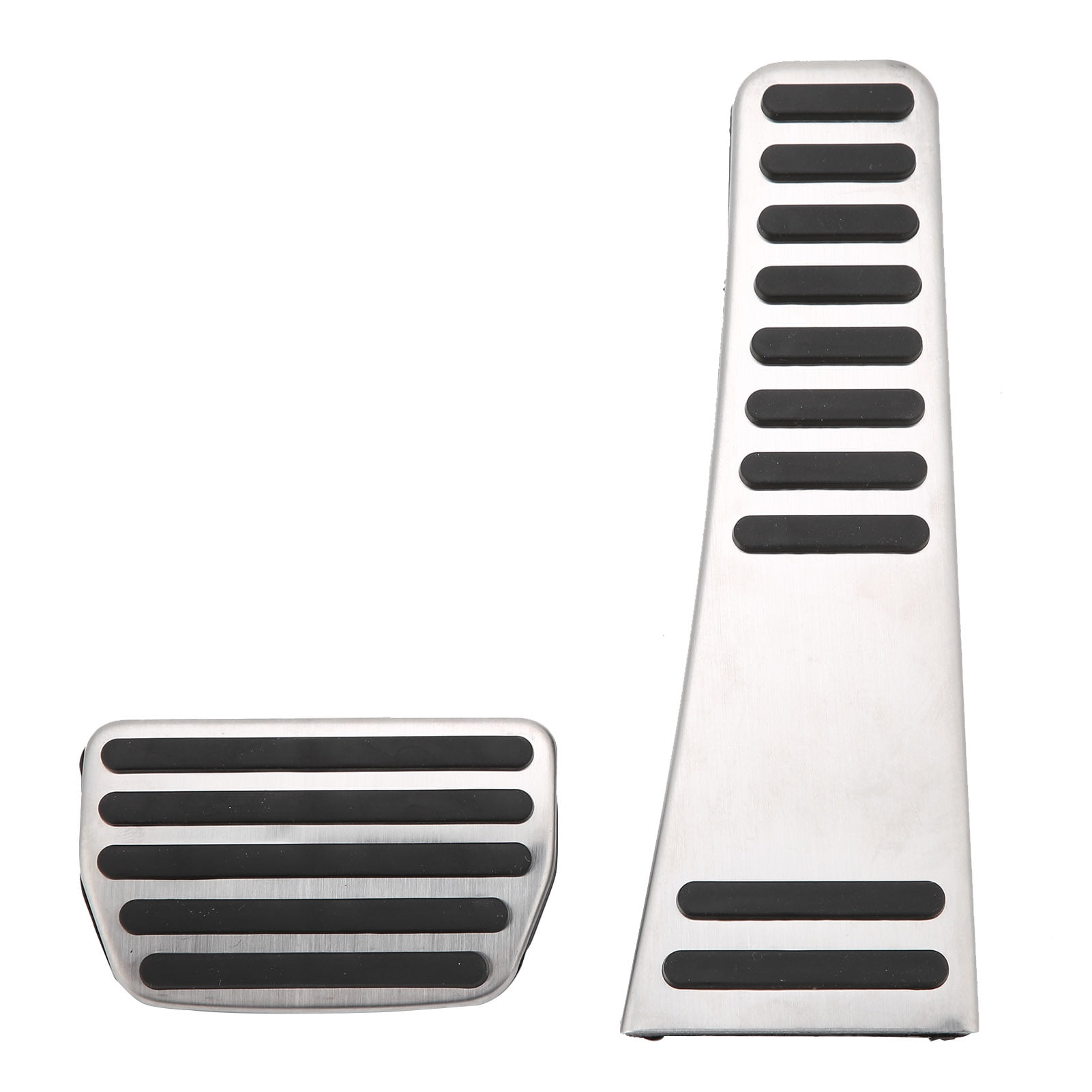 2PCS Brake Pedal Stainless Steel with PPE Rubber Non Slip Strips ...