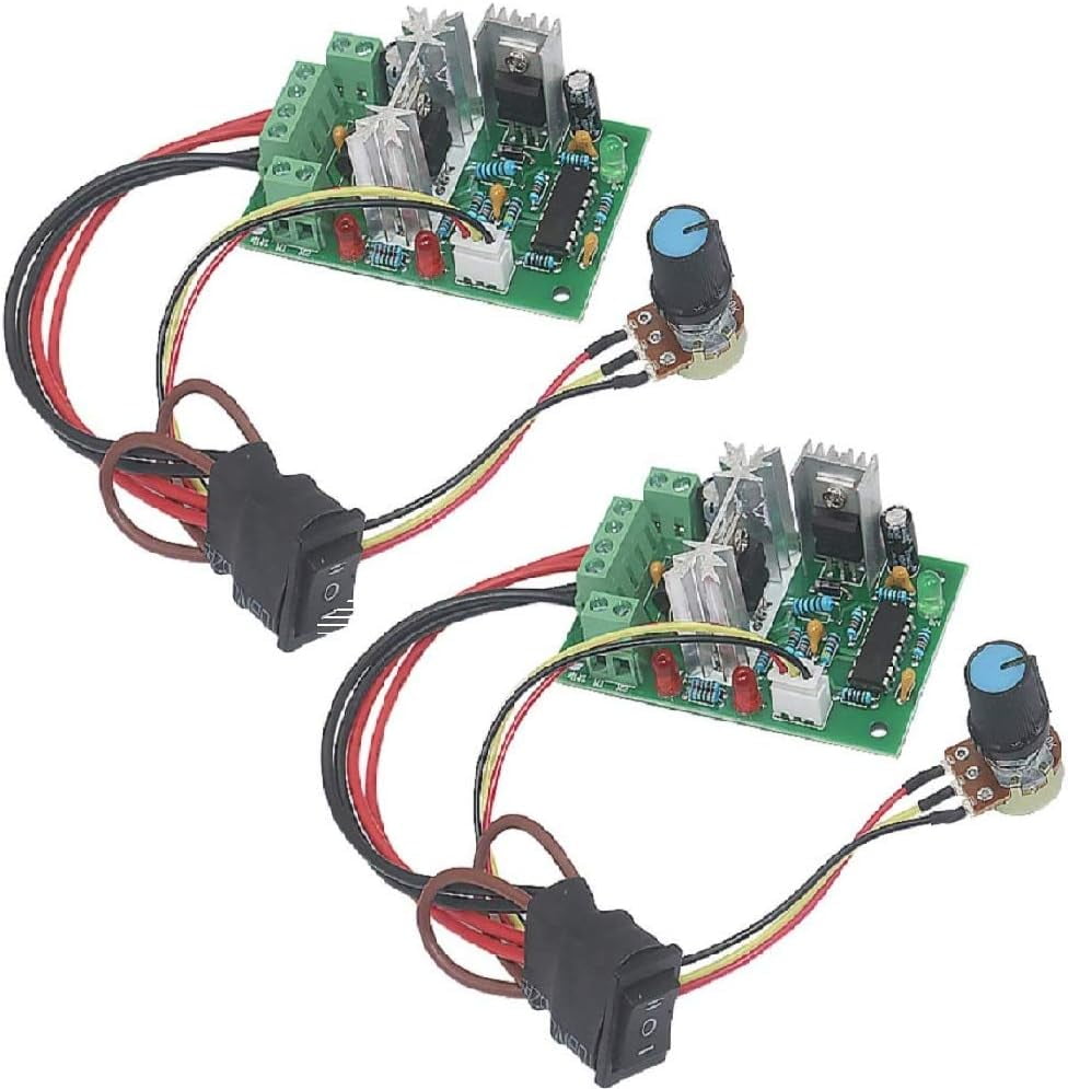 2PCS CCM2 10V-40V 5A 150W Motor Speed Controller Adjustable Reversible ...