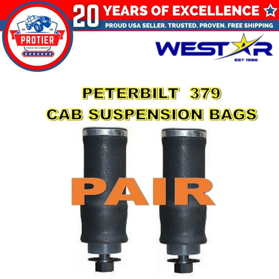 2PCS Cab Air Ride Suspension Spring for Peterbilt 379 Trucks 29-03200 ...