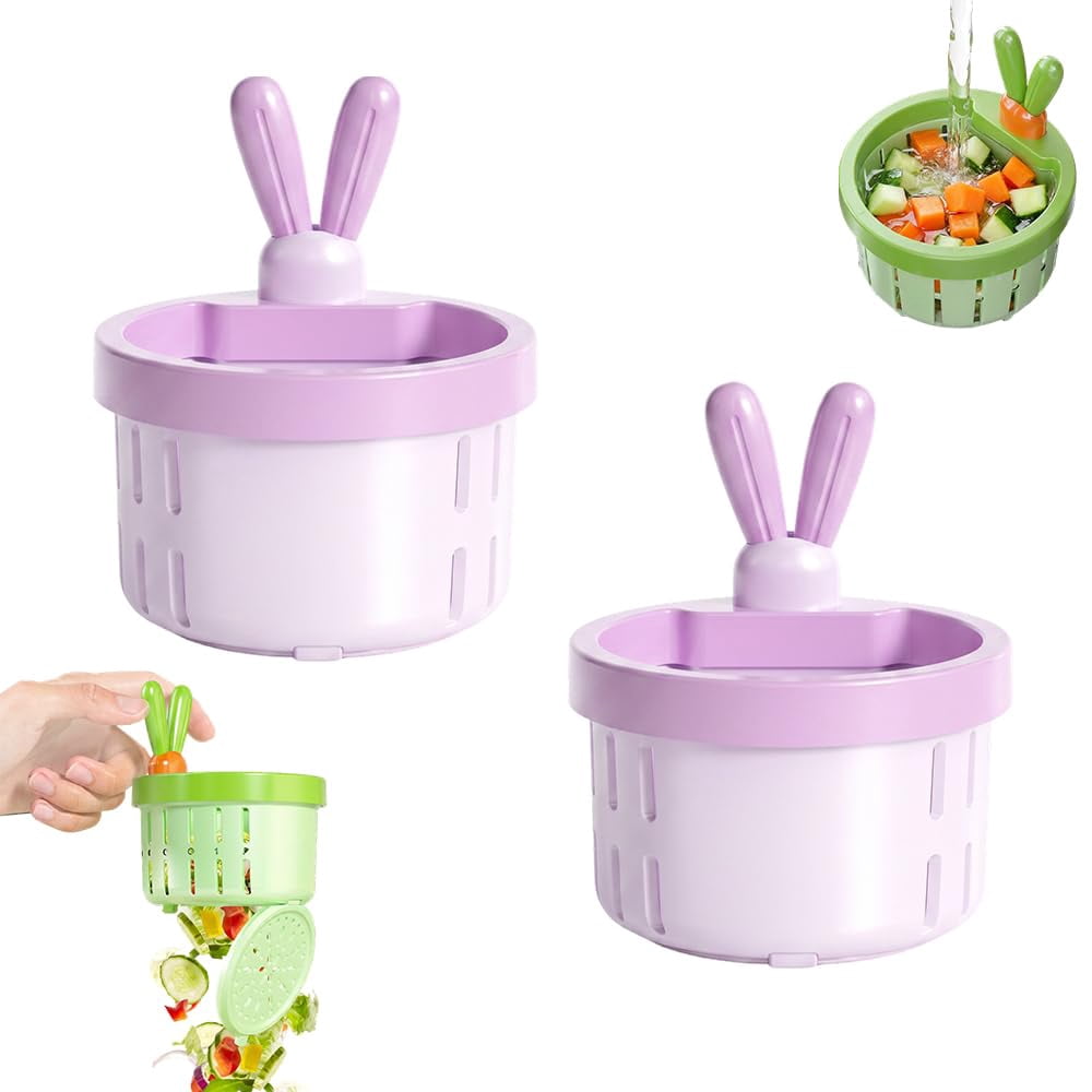2PCS Cactus Kitchen Sink Drain Strainer,Push Button Kitchen Automatic ...