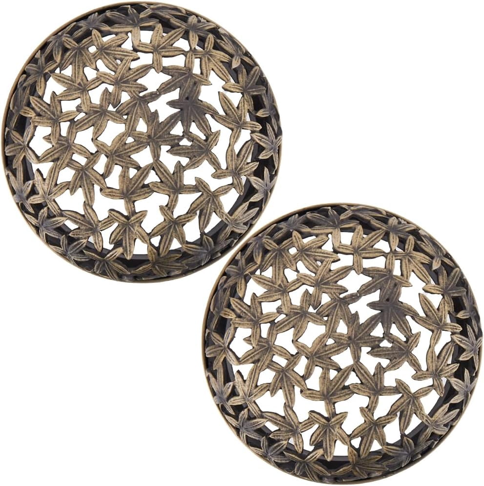 2PCS Candle Cover Topper Scented Alloy Round Jar Candles Lid-Help Shade ...