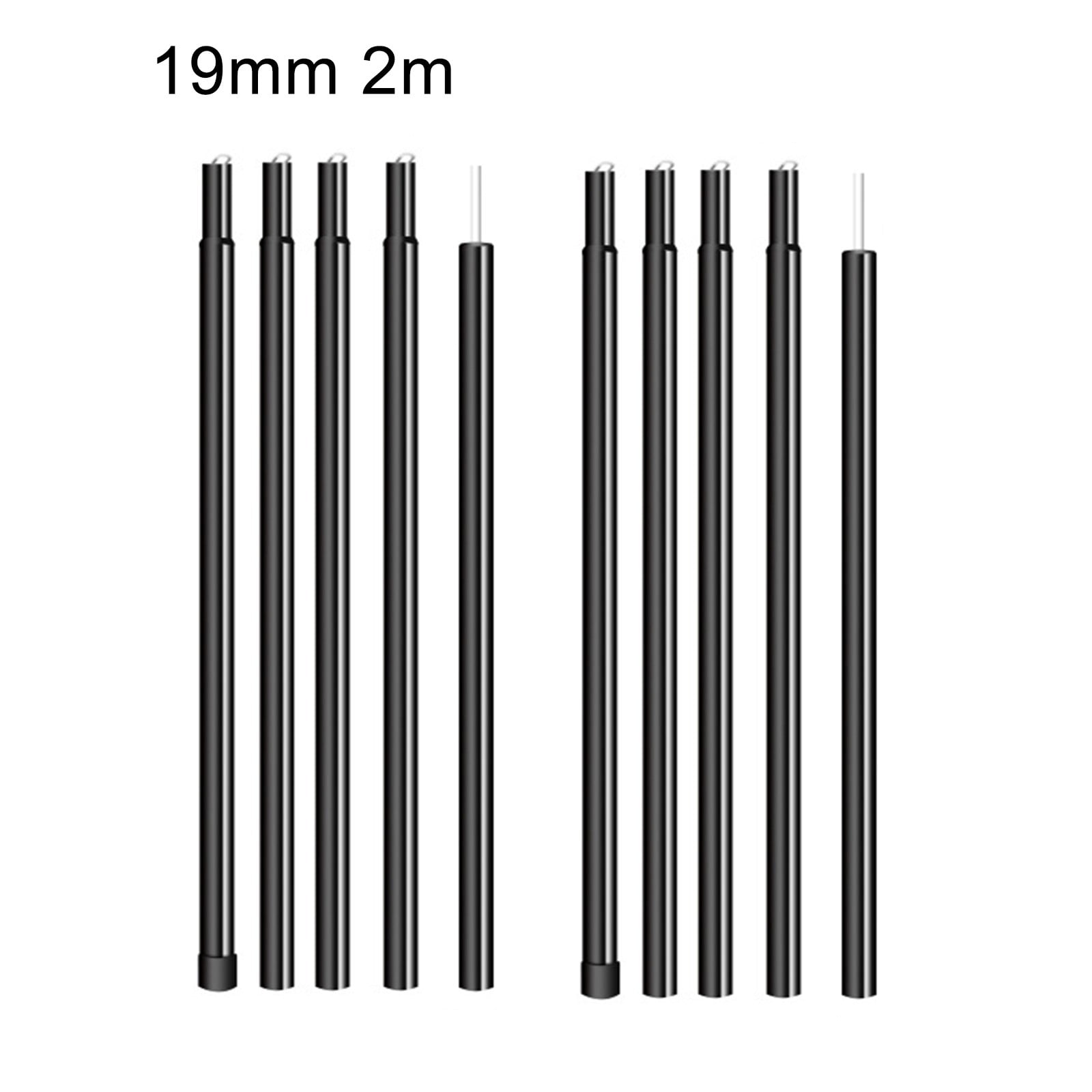 2PCS Canopy Support Rods Sun Shelter Pole Outdoor Tent Rods Canopy Tarp ...