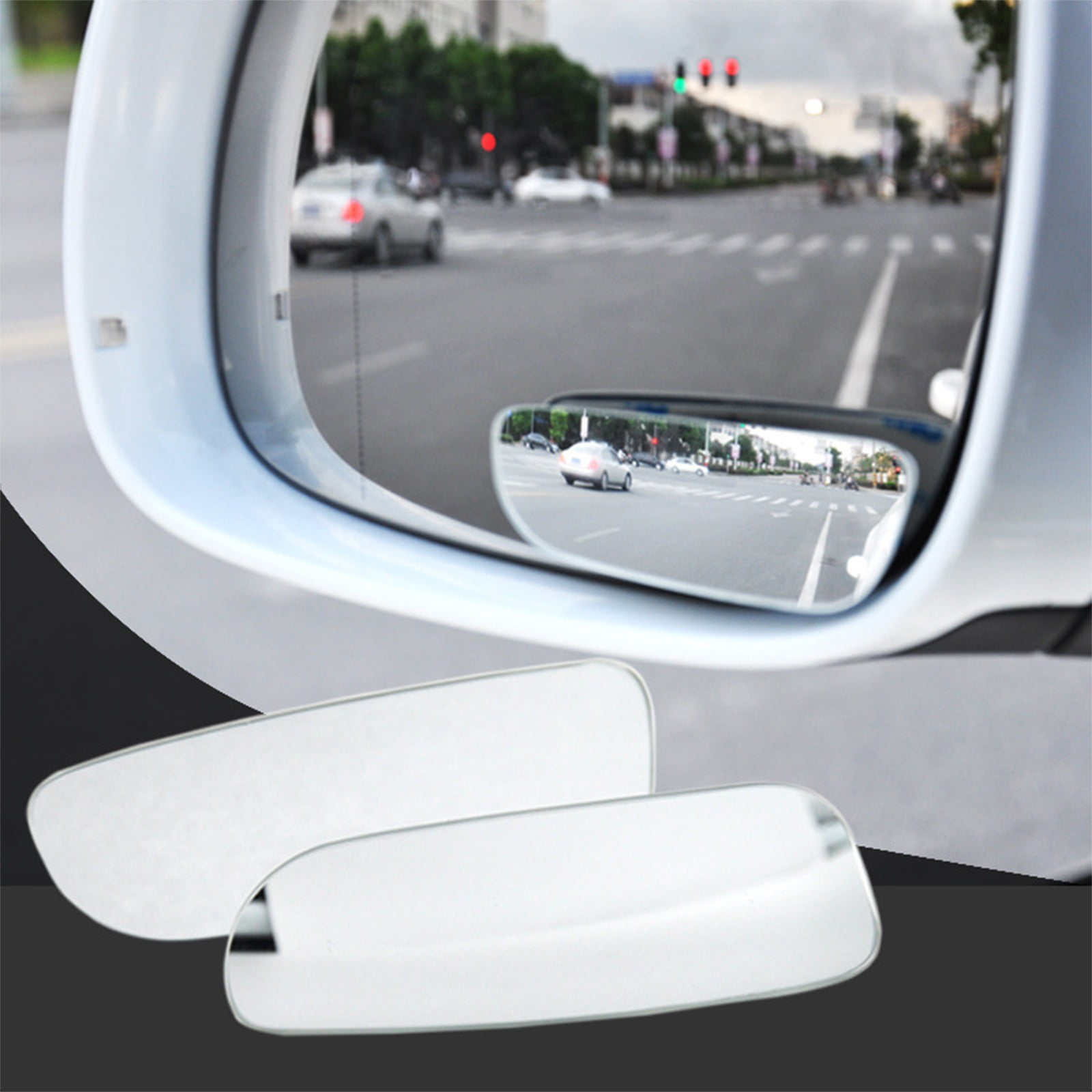 2PCS Car Blind Spot Mirror,Convex Car Mirror,2" Round HD Glass Convex ...