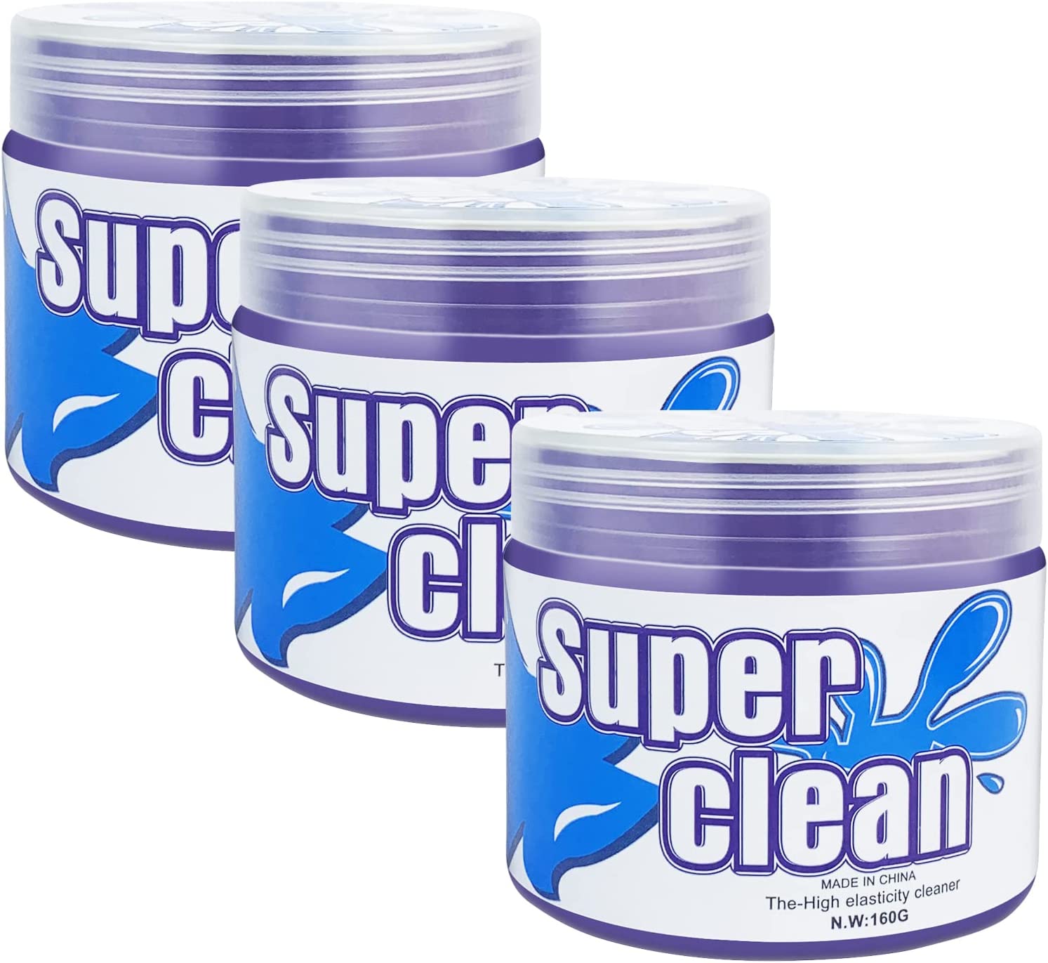 2PCS Car Cleaning Gel,Clean Slime Universal Auto Dust Keyboard Cleaner ...