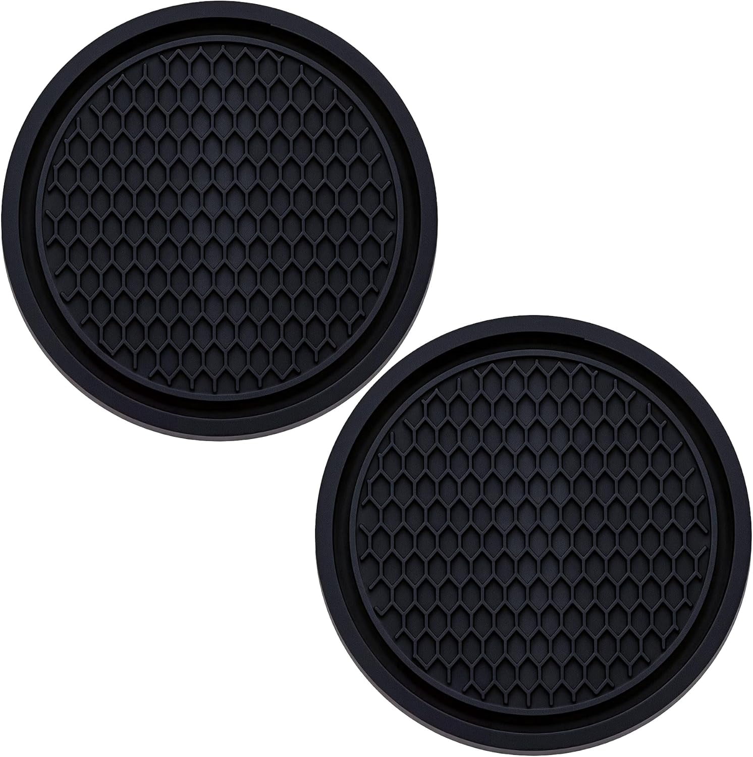 2PCS Car Cup Holder Coaster, Universal Auto Non-Slip Cup Holder Coaster ...