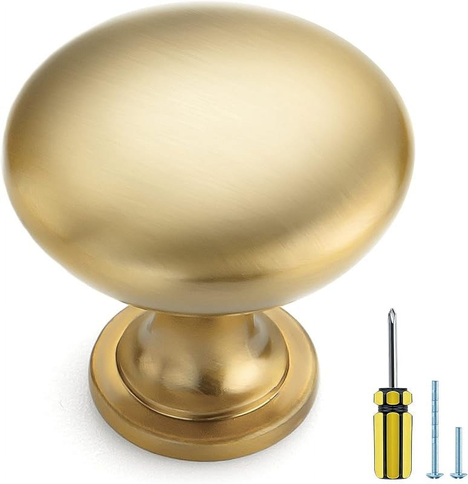 Ravinte 30 Pack Solid Knobs Kitchen Cabinet Round Pulls Dresser Handles ...