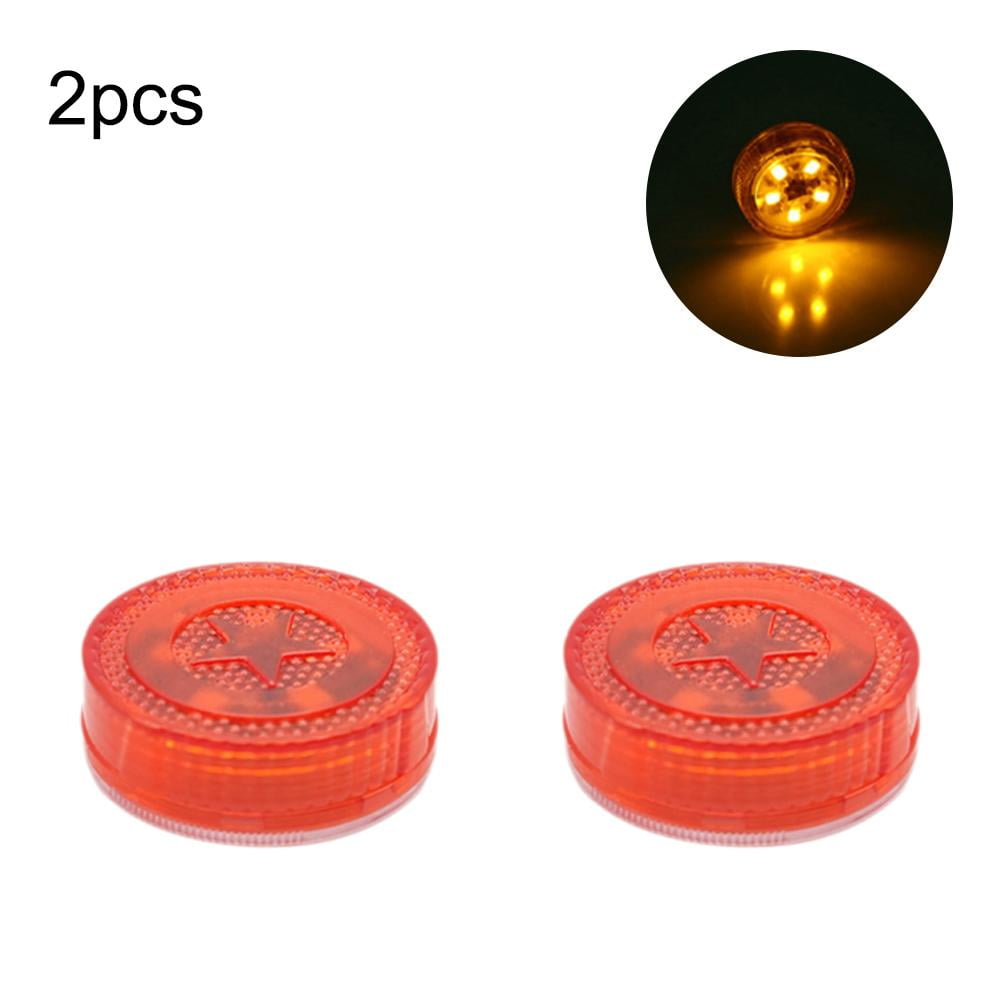 2PCS Car Door Anti-collision Flashing Lights Warning Light Wireless ...