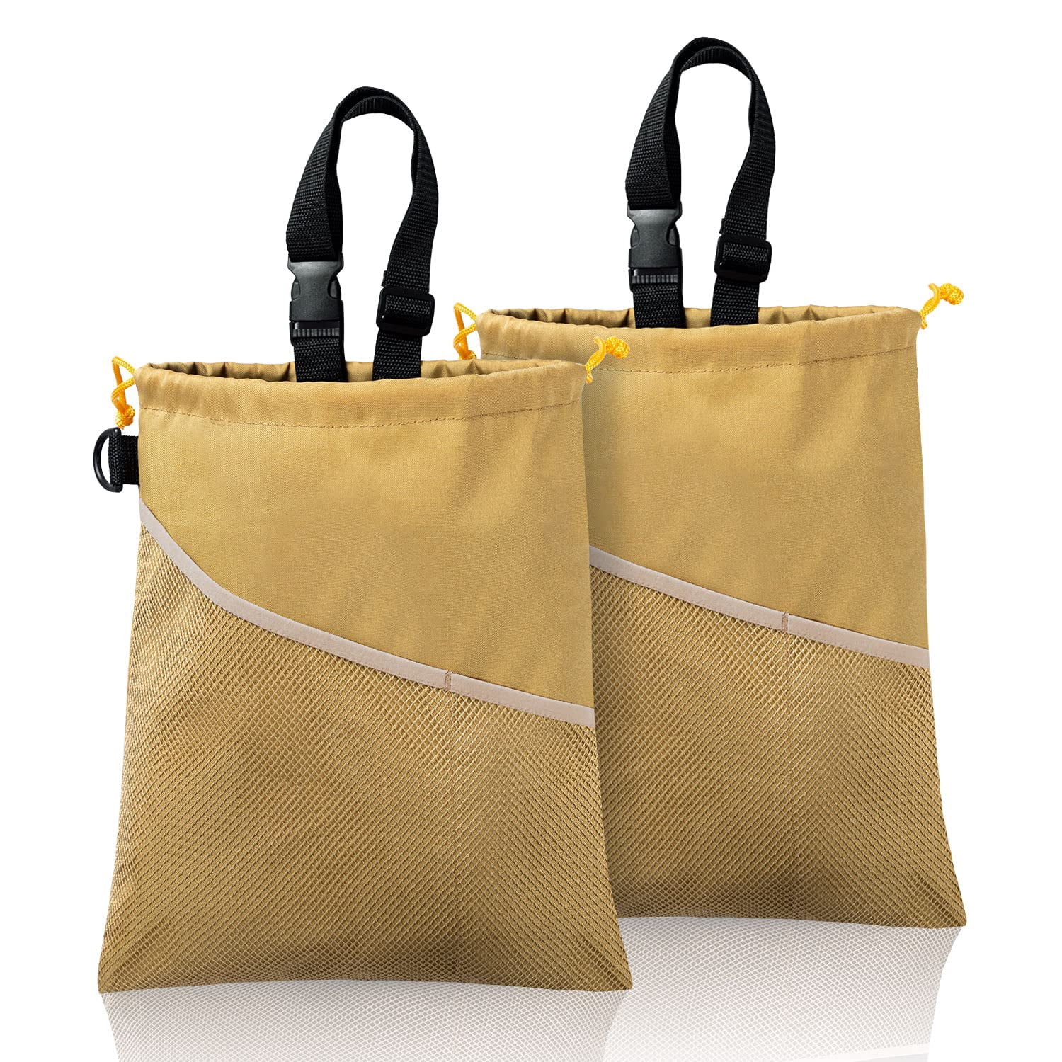 2PCS Car Garbage Can, Hanging Car Trash Bag with Waterproof Leakproof ...