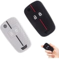 2PCS Car Key Cover for Vauxhall, 2 Button Car Key Card Case, TPU ...