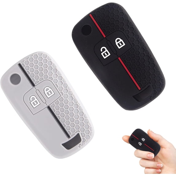 2PCS Car Key Cover for Vauxhall, 2 Button Car Key Card Case, TPU ...