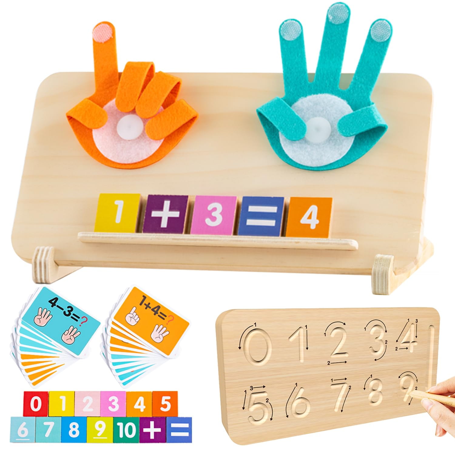 Montessori Toys for 3 4 5 Year Old,Double-Sided Preschool Learning Toys ...