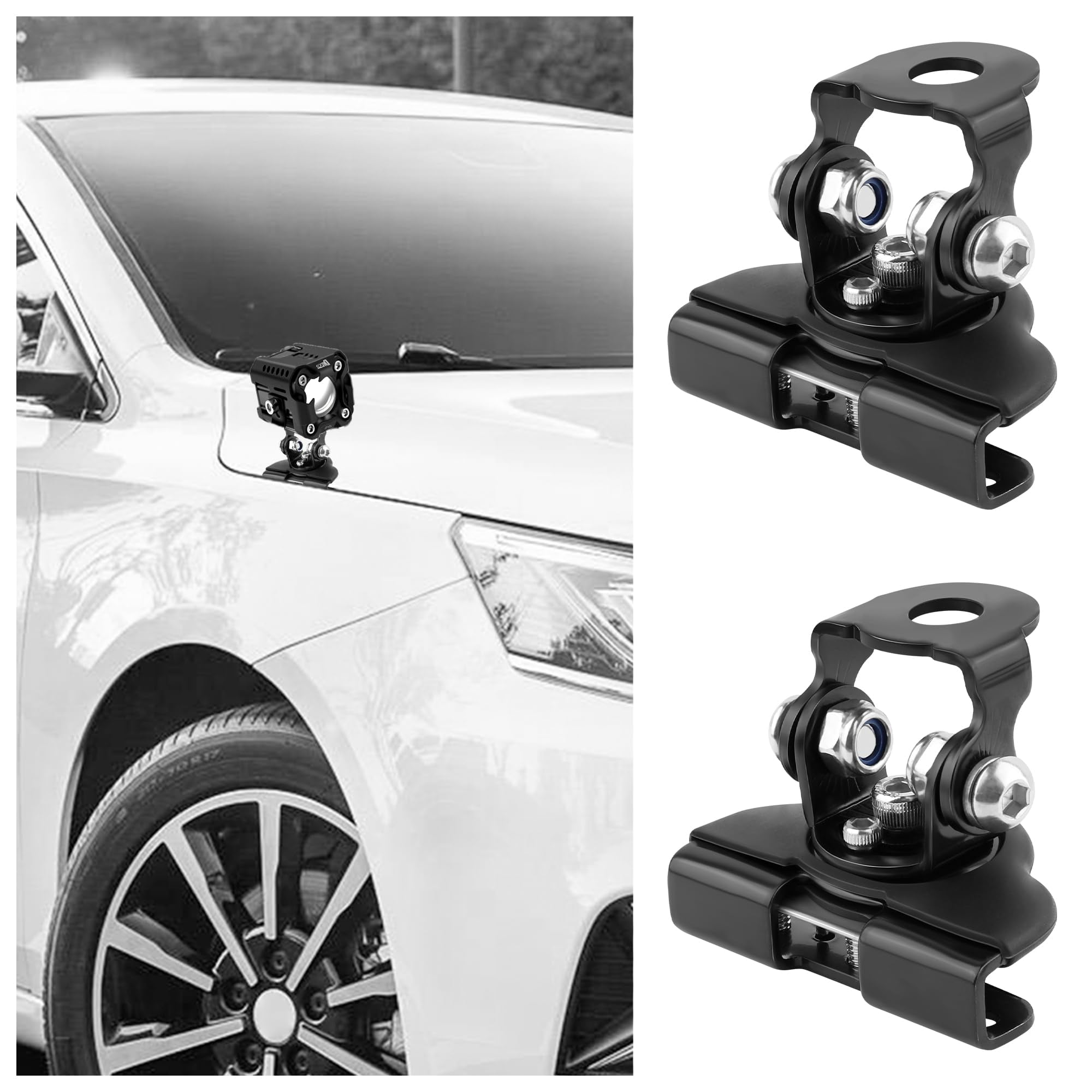 2PCS Car LED Light IFF17 Bar Mounting Brackets with Hex Wrenches ...