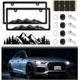 2PCS Car License Plates Frames Mountains,Raised Mountain Cars Plate ...