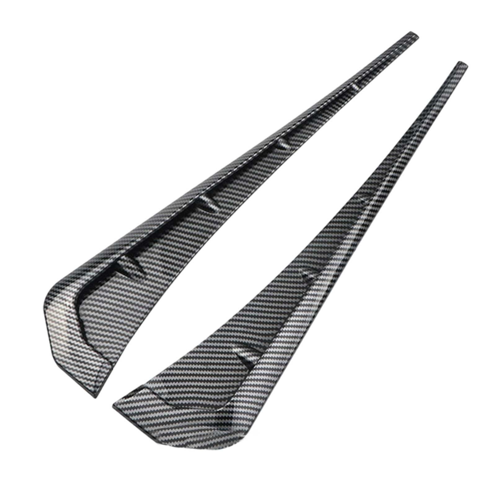2PCS Car Mudguard Side Vents ABS Fiber Decorative Stickers Air Flow ...