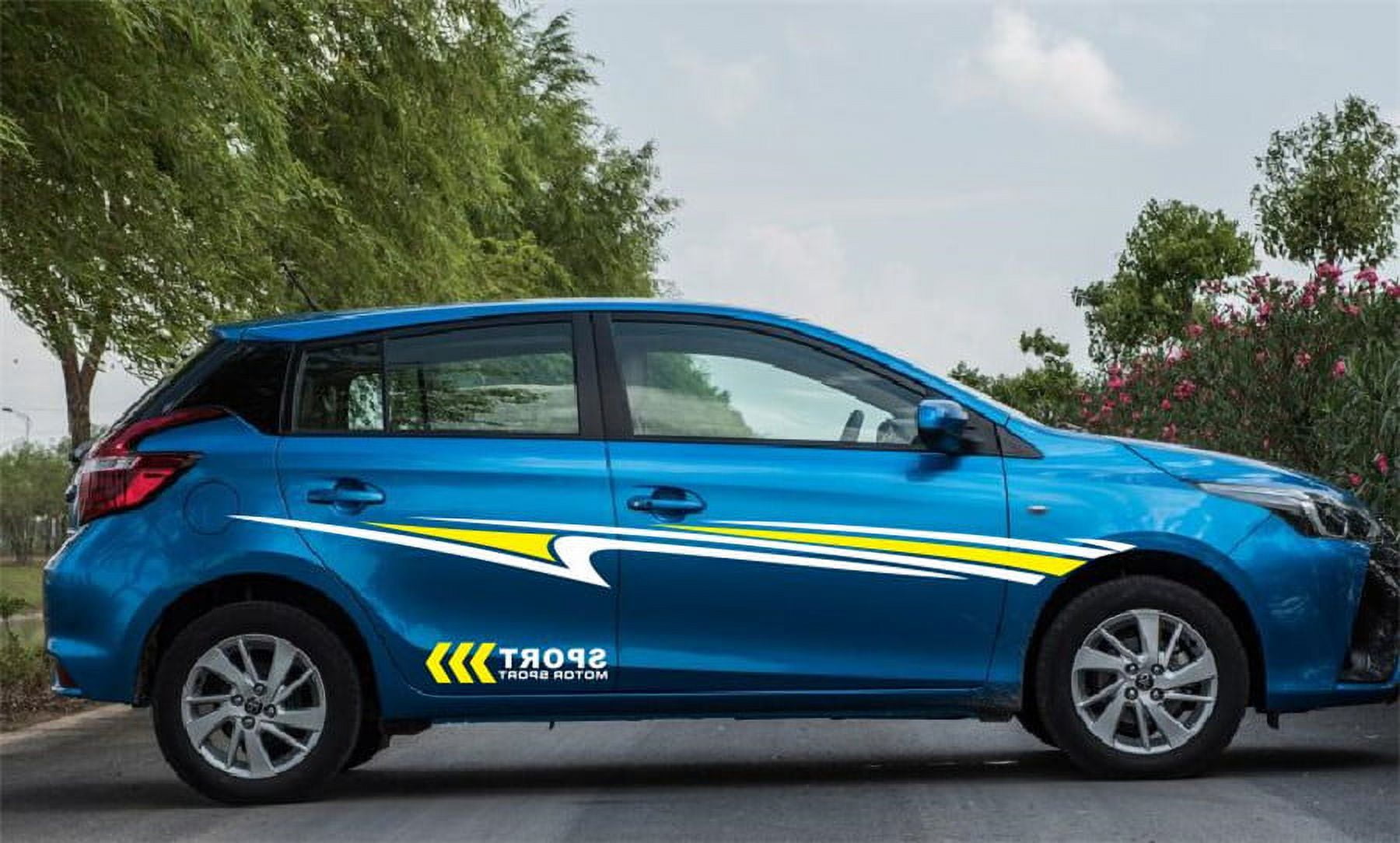 2PCS Car SUV Vinyl Graphic Car Body Sticker Side Decal Stripe DIY ...