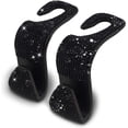 2PCS Car Seat Hooks - Bling Rhinestone Headrest Hooks with Universal ...