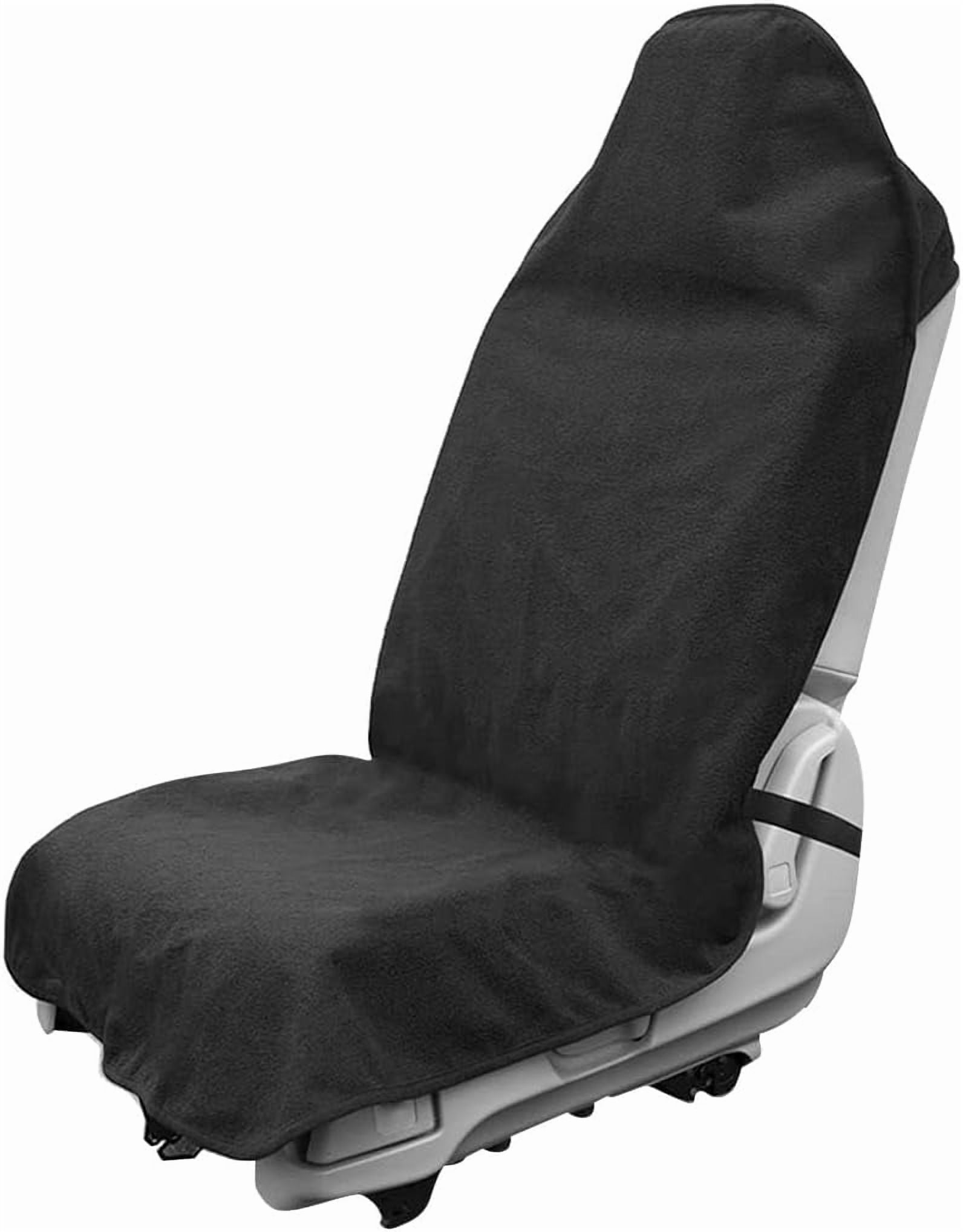 2PCS Car Towel Seat Cover, Waterproof Sweating Non-Slip Premium Soft ...
