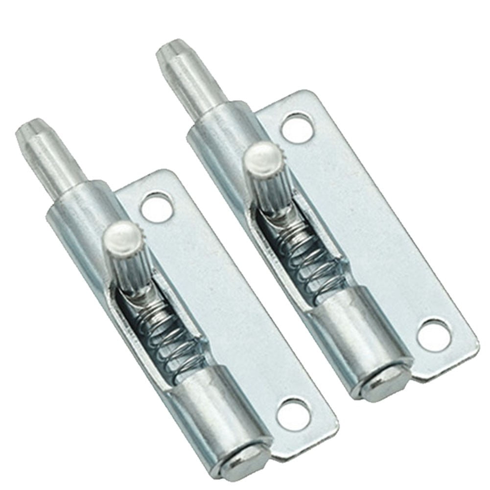 2PCS Carbon Steel Spring Latch Window Security Bolt Door Spring Loaded ...