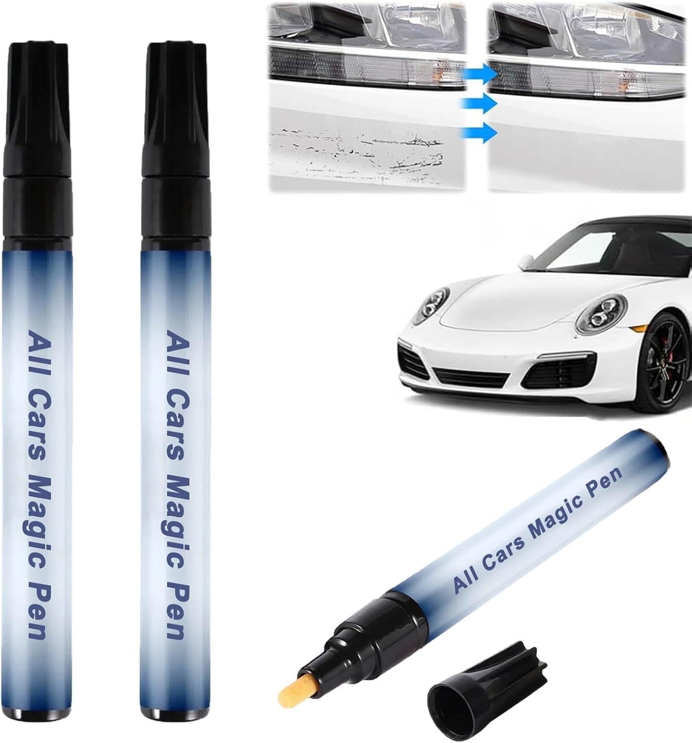 Rdeuod 2PCS All Cars Magic Pen - Ultimate Car Scratch Repair Pen Set ...