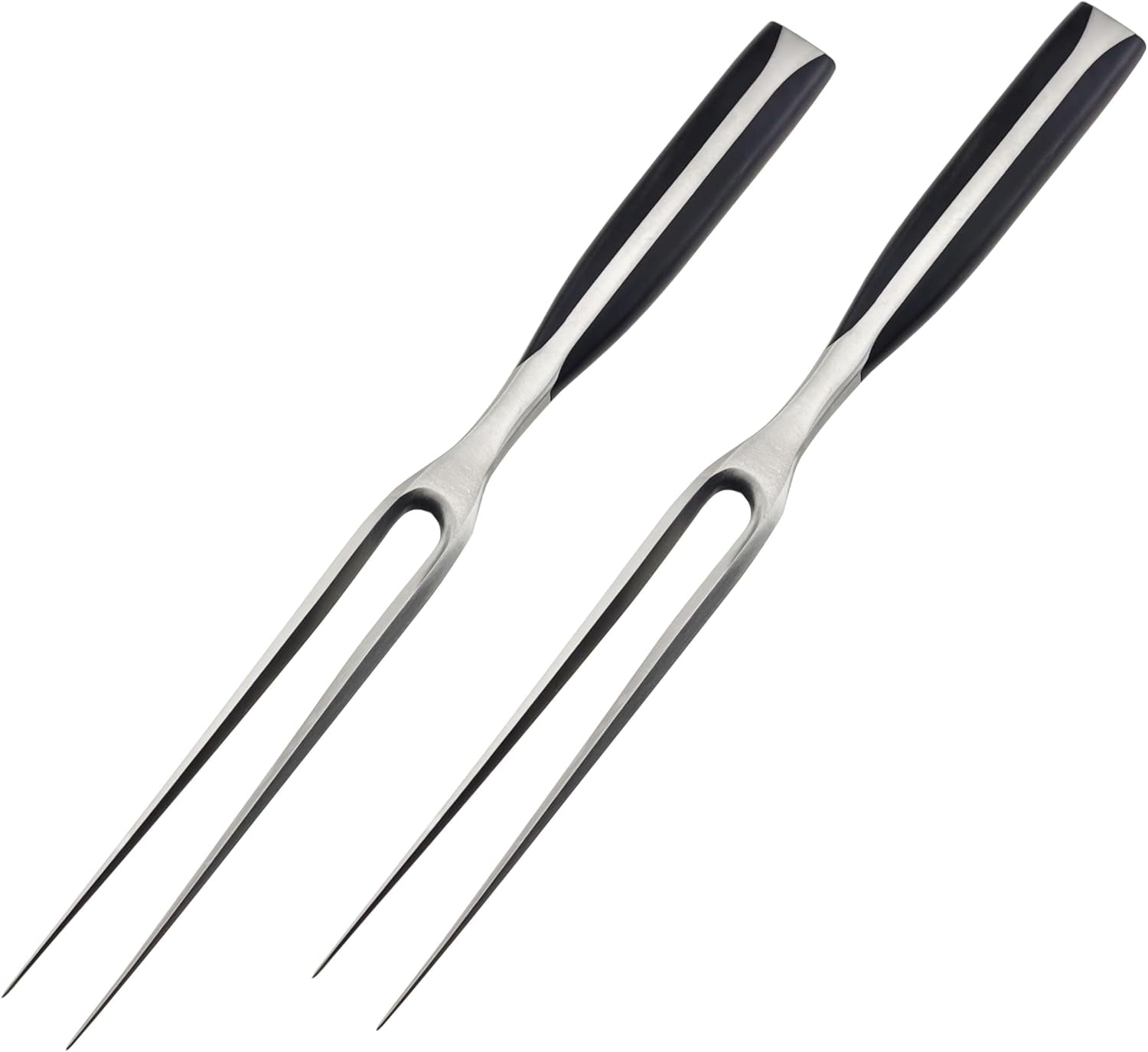 2PCS Carving Fork, Metal Fork, 12 Inch Long Cooking Fork, Heavy Duty ...