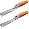 2PCS Cast Stainless Steel Slapping Bodywork Tool with Orange Handle ...