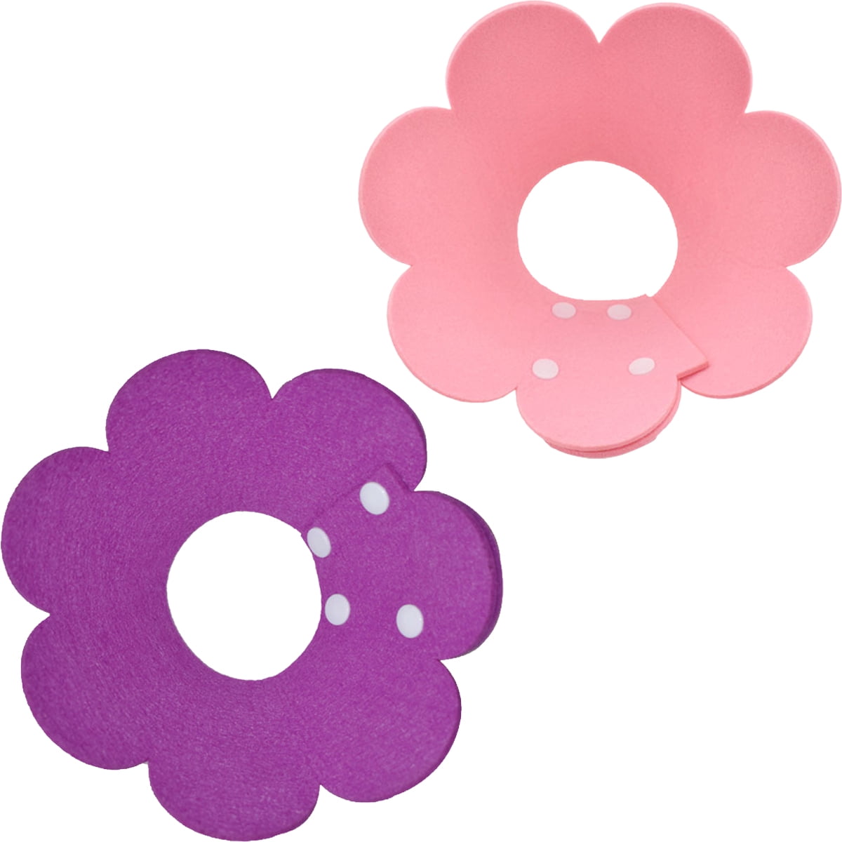 2PCS Cat Recovery Collar - Cute Flower Neck Cat Cones After Surgery ...
